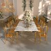 Banquet Dining Table Rose Gold Design - Fertile Furniture