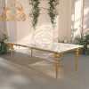 Banquet Dining Table Rose Gold Design - Fertile Furniture